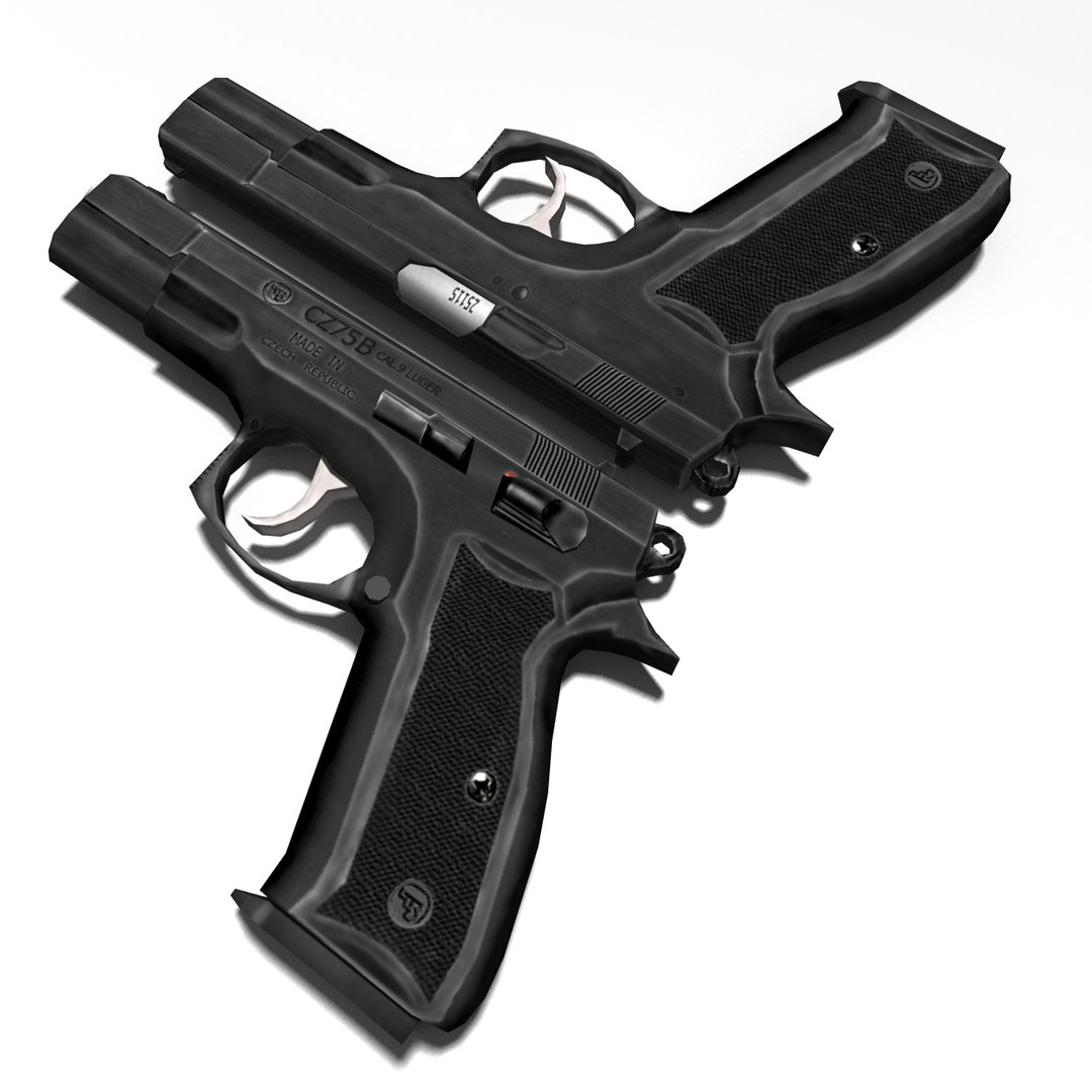Gun Cz-75 3d Model