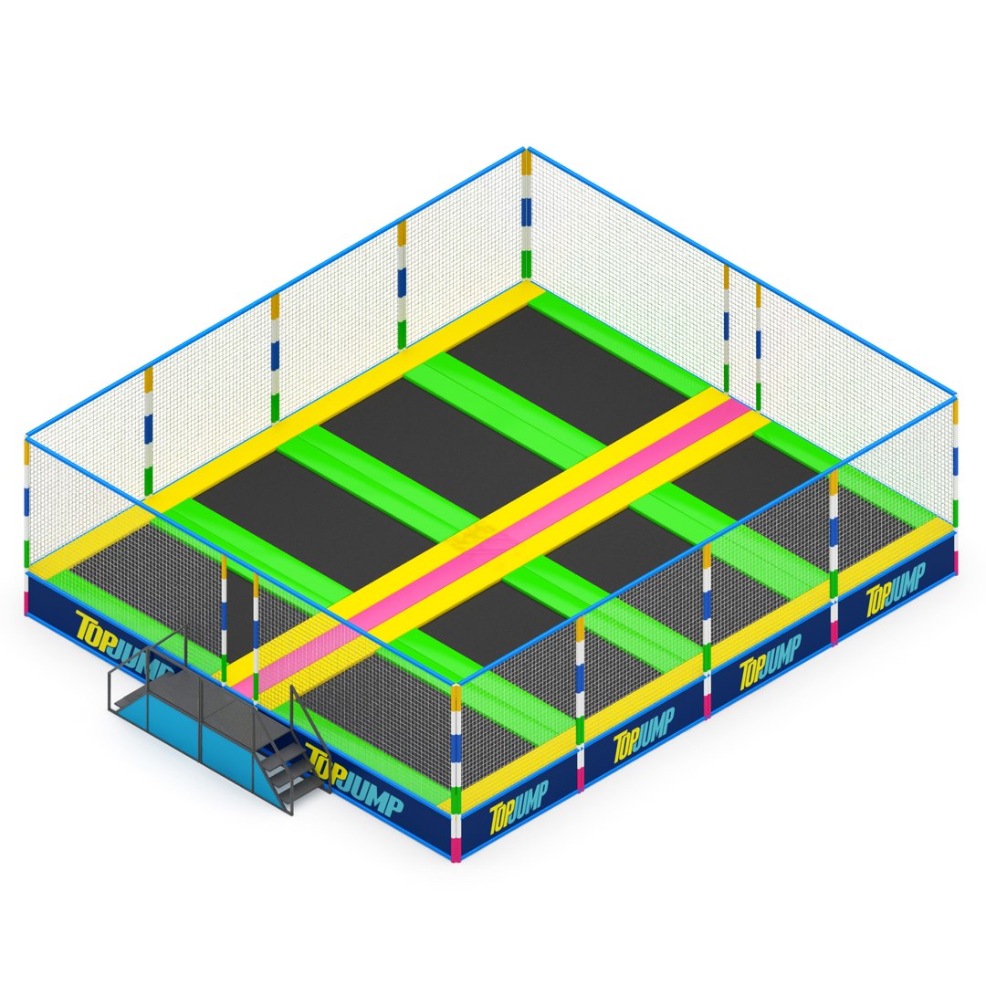 Trampoline 3D Model - TurboSquid 1769271