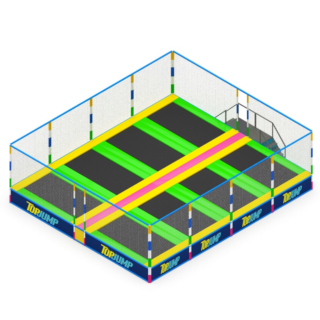 Trampoline 3D Model - TurboSquid 1769271