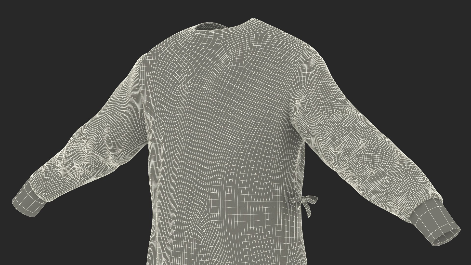 3D Lab Coat With Pants - TurboSquid 2134109