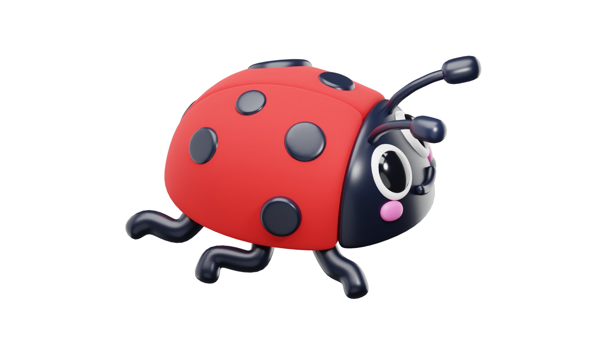 3D Ladybug - TurboSquid 2316233