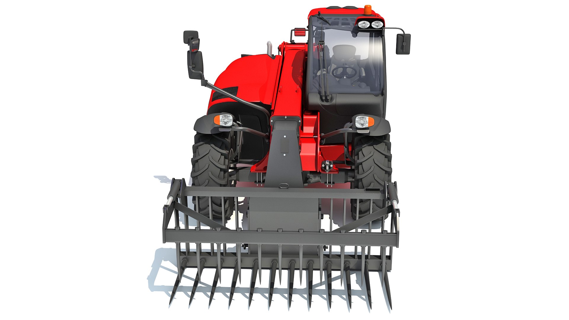 3D Manitou Telehandler - TurboSquid 1673091