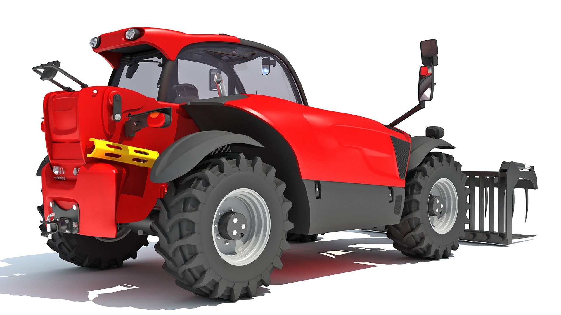 3D Manitou Telehandler - TurboSquid 1673091