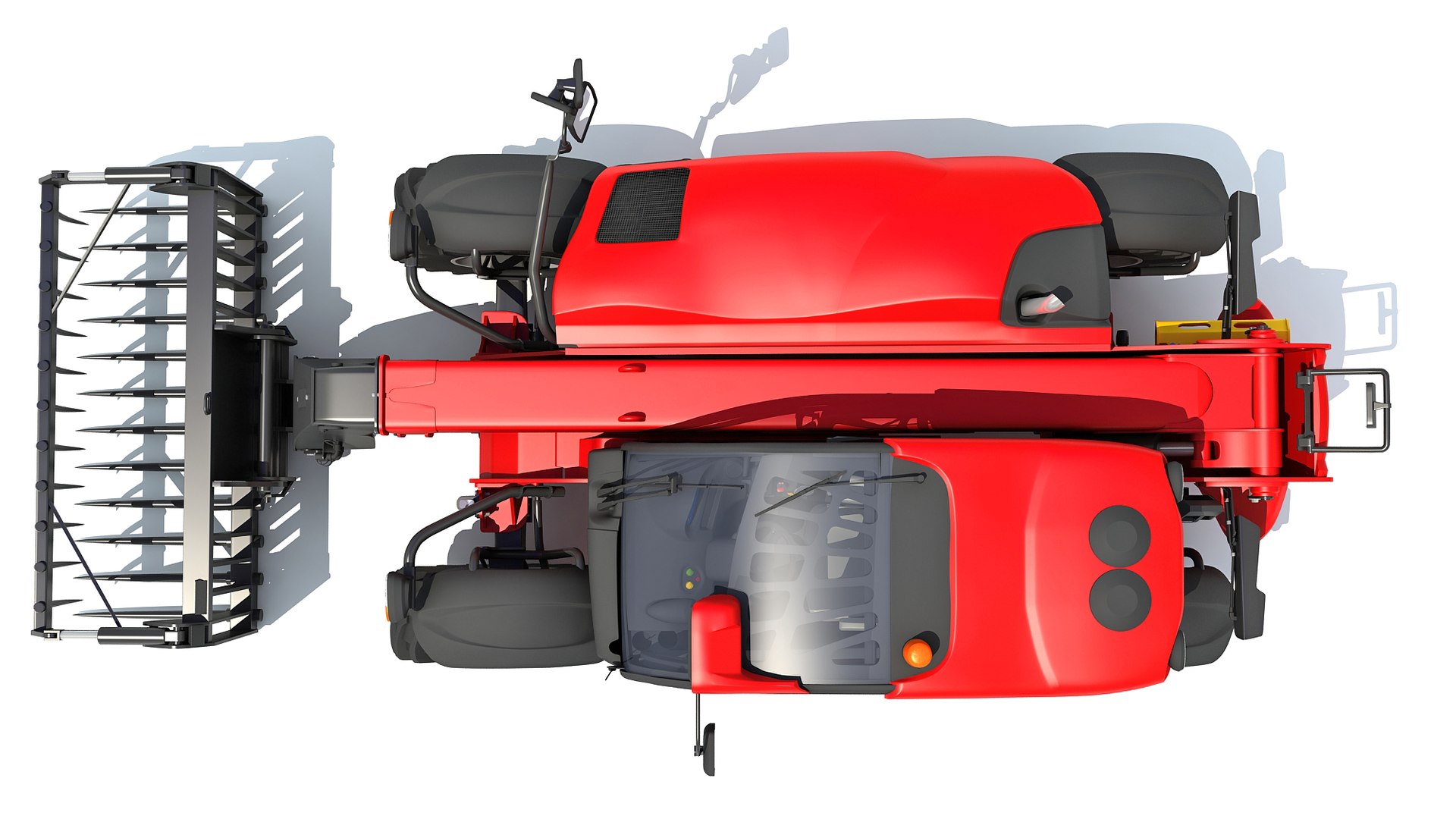 3D Manitou Telehandler - TurboSquid 1673091