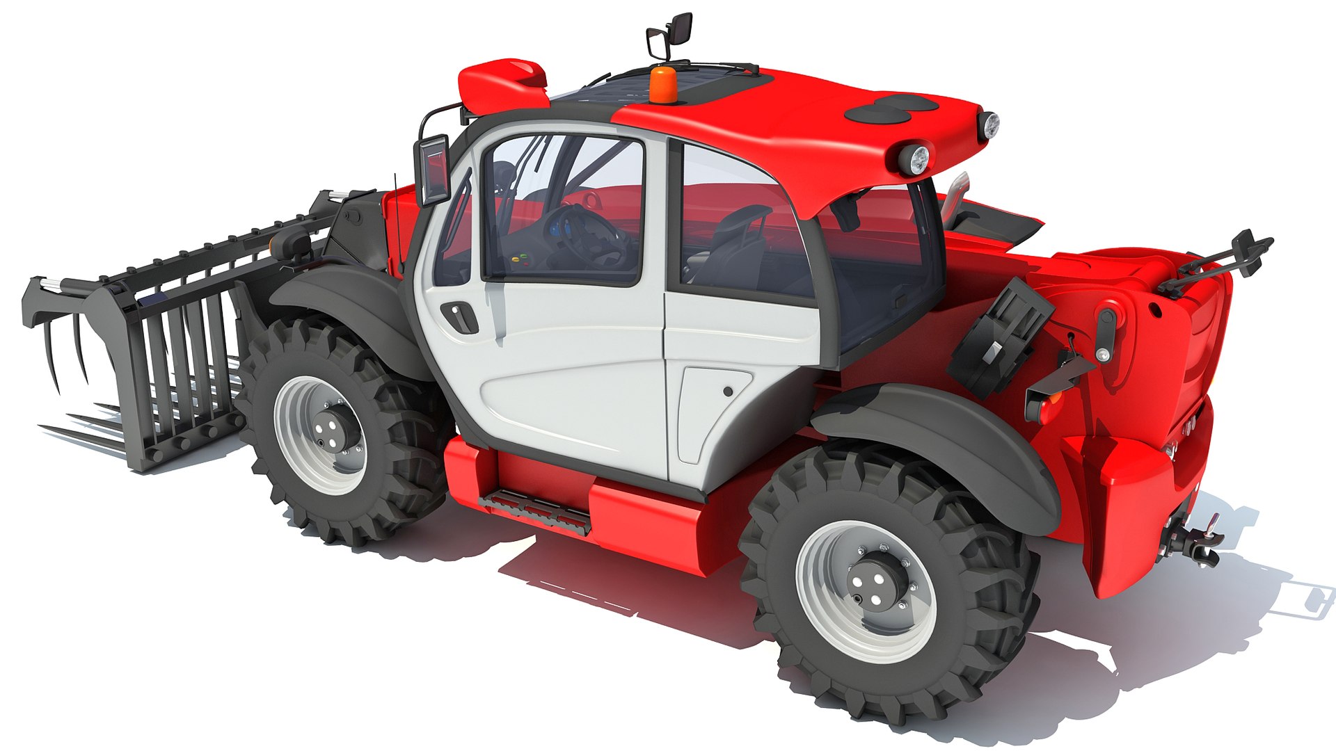 3D Manitou Telehandler - TurboSquid 1673091