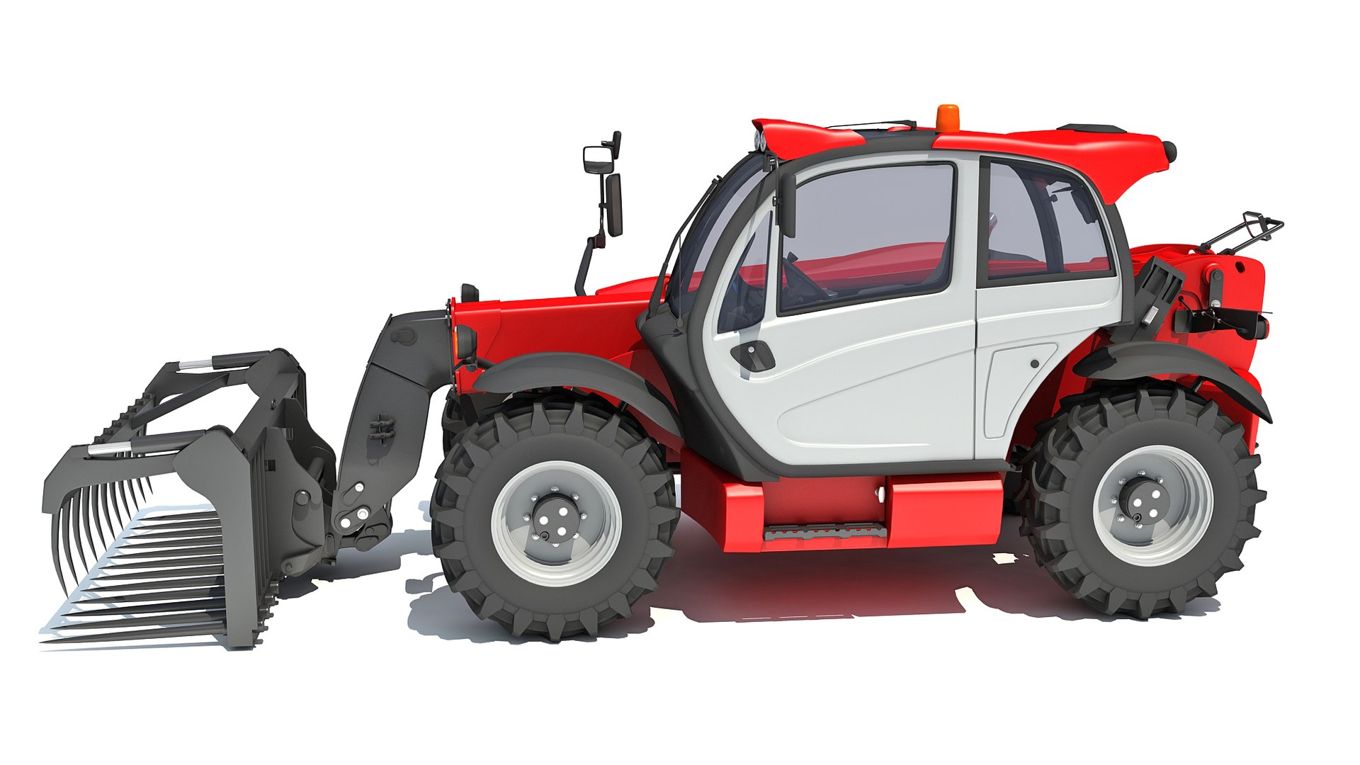 3D Manitou Telehandler - TurboSquid 1673091