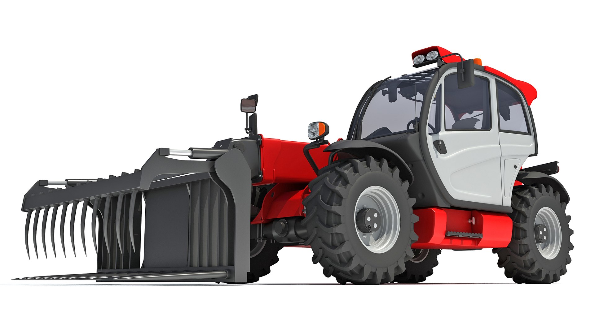 3D Manitou Telehandler - TurboSquid 1673091