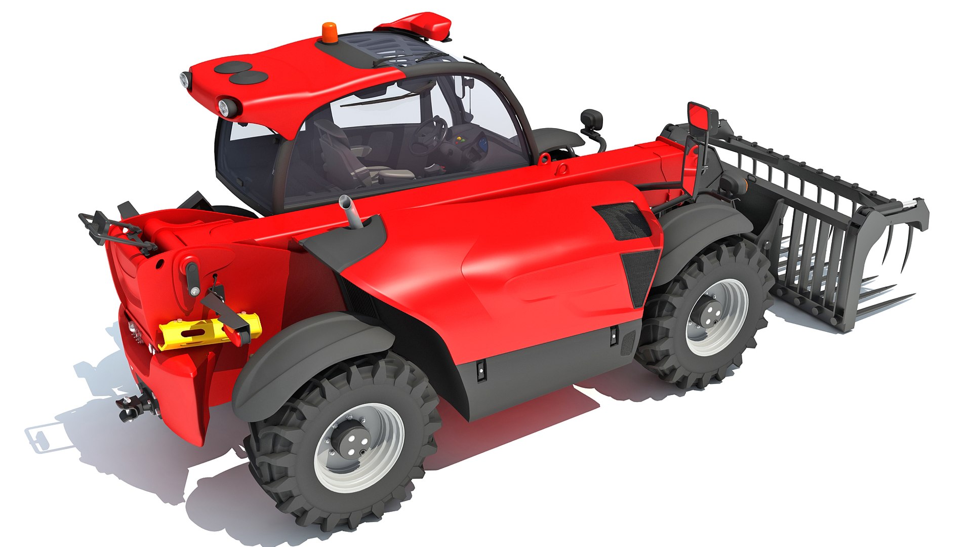 3D Manitou Telehandler - TurboSquid 1673091
