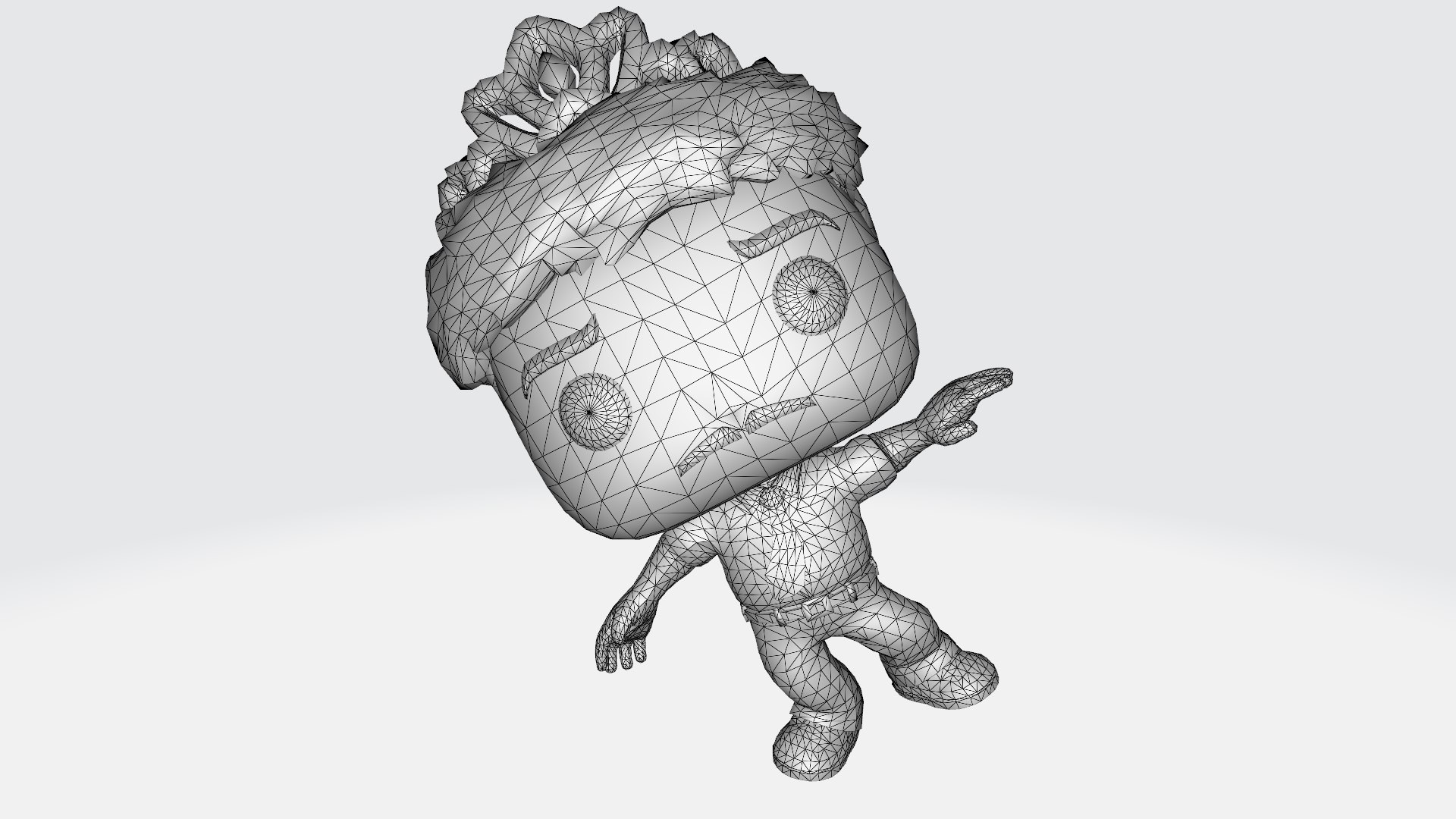 Funko Style Crowned Dab Character Printable 3D Model 3D Model ...