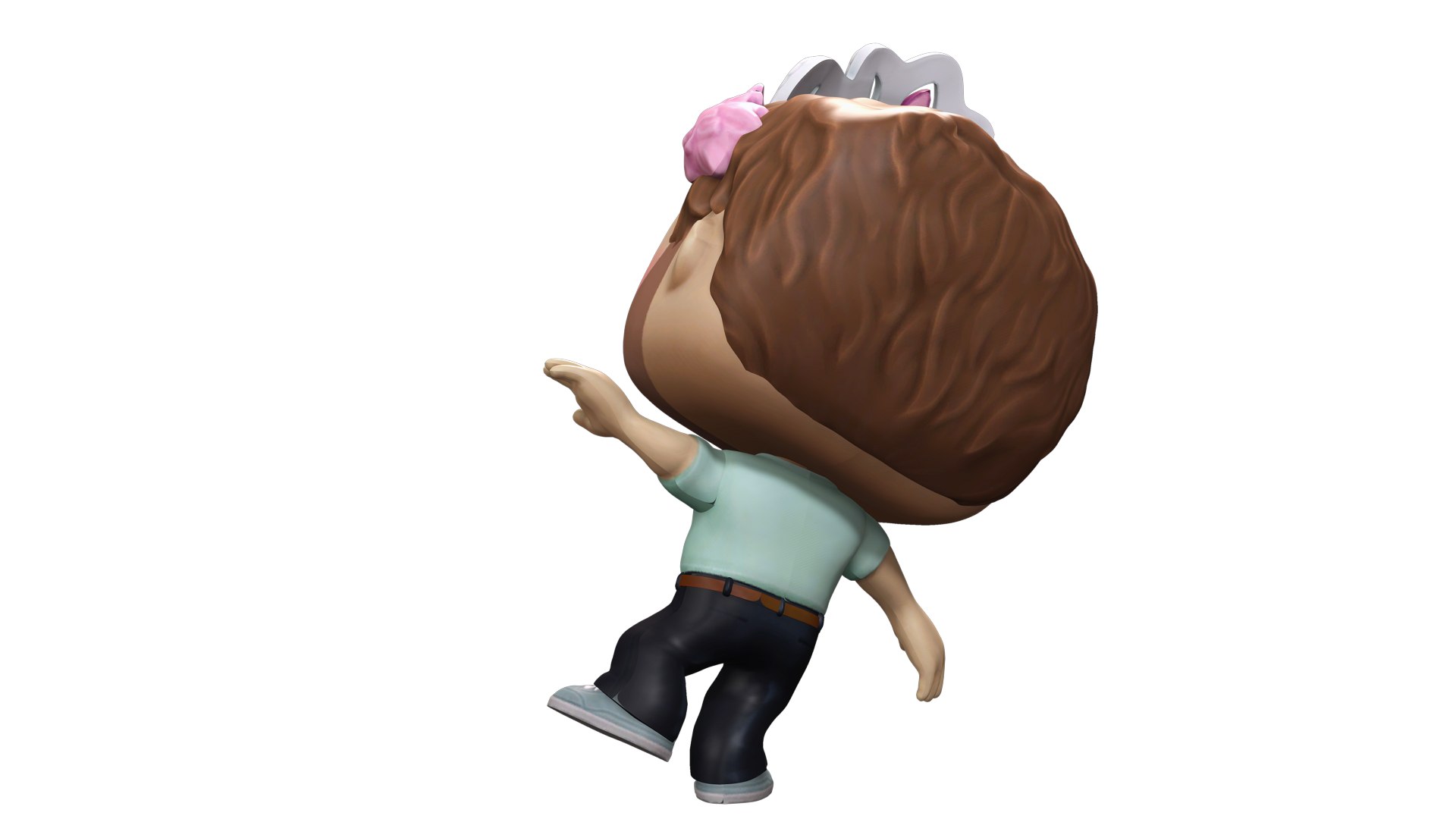 Funko Style Crowned Dab Character Printable 3D Model 3D Model ...