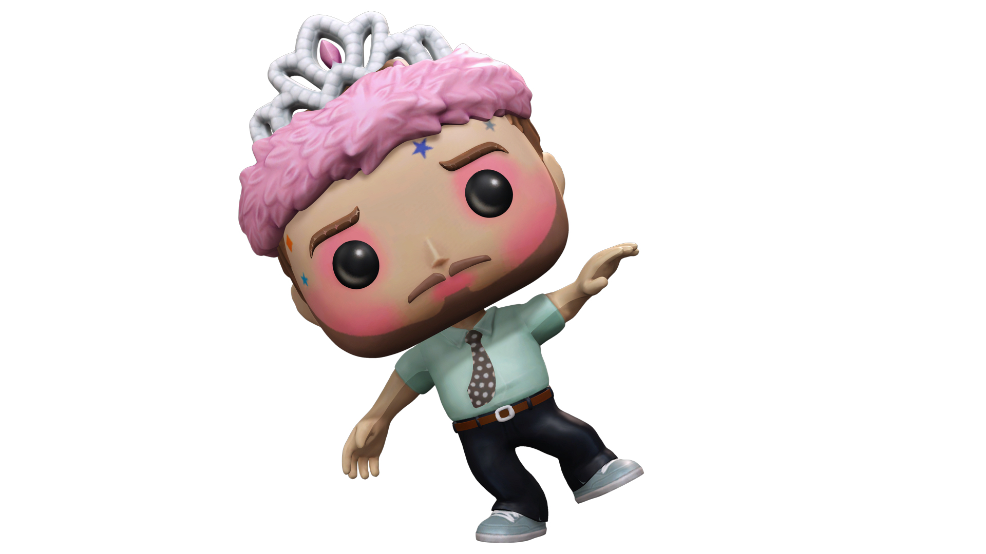 Funko Style Crowned Dab Character Printable 3D Model 3D Model ...