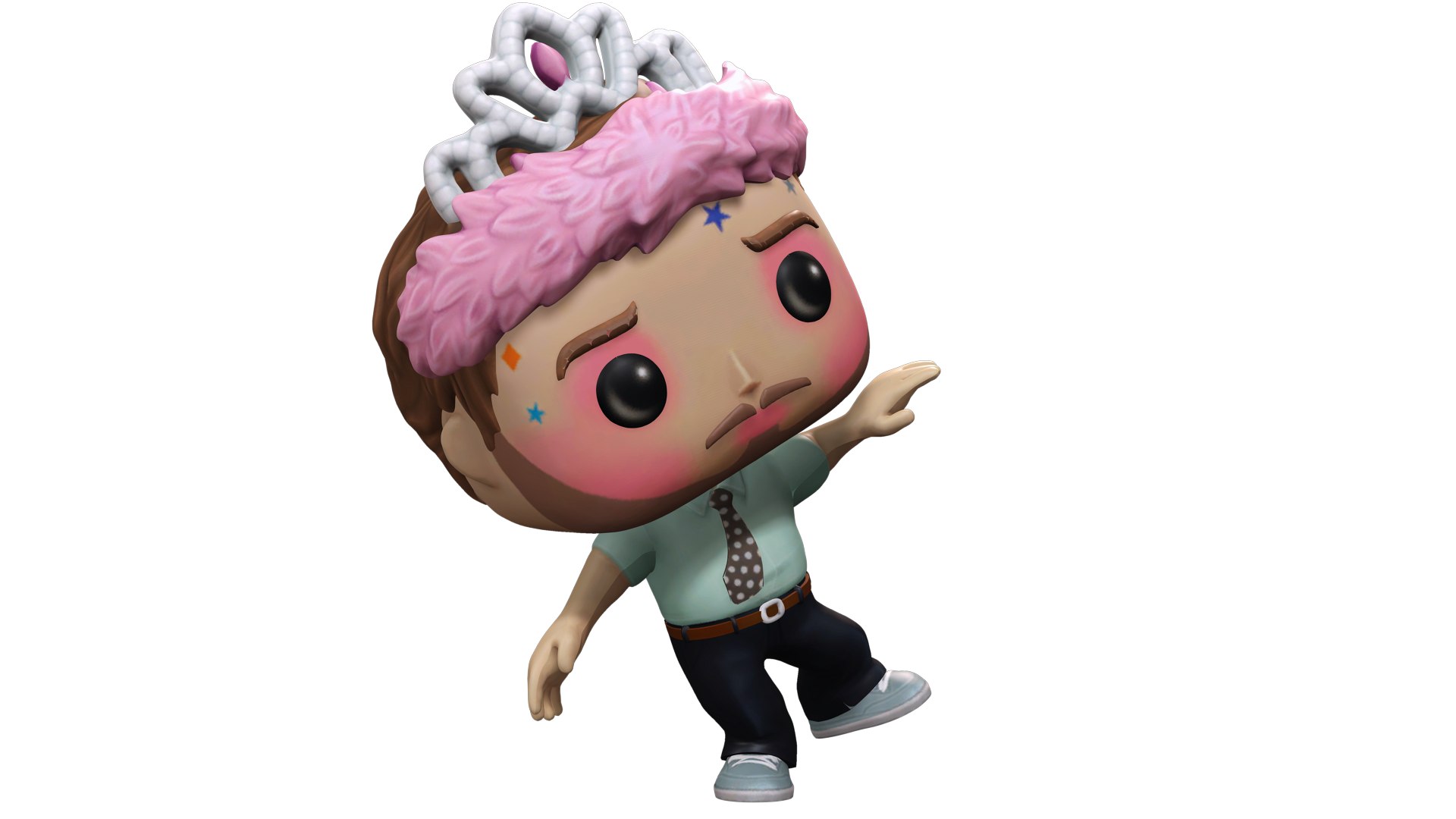 Funko Style Crowned Dab Character Printable 3D Model 3D Model ...
