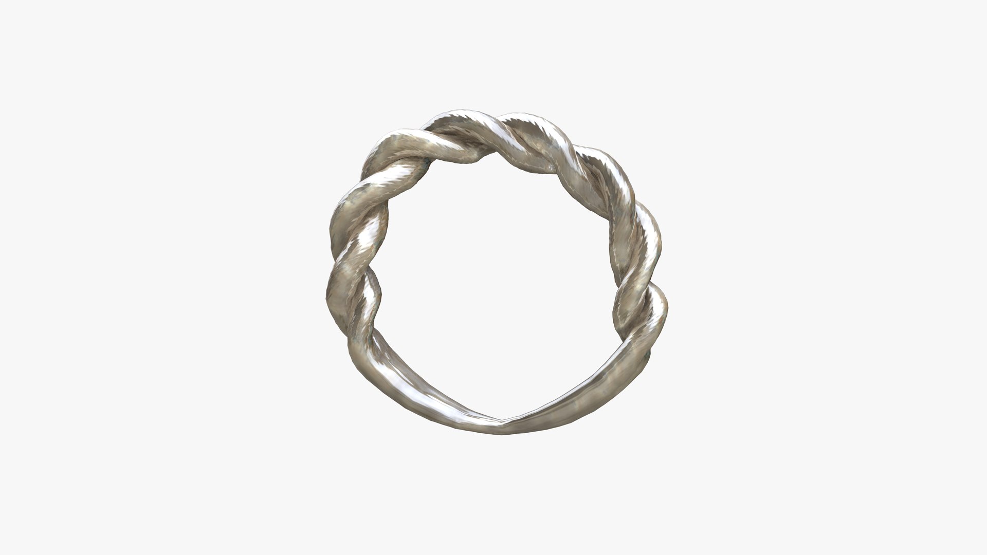 3D Viking Odin Gold Pendant Necklace And Twisted Silver Ring Set - TurboSquid 2075186