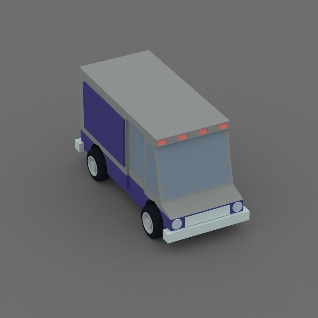 Modelo 3d Colección De Coches Low Poly Toon Turbosquid 1297836