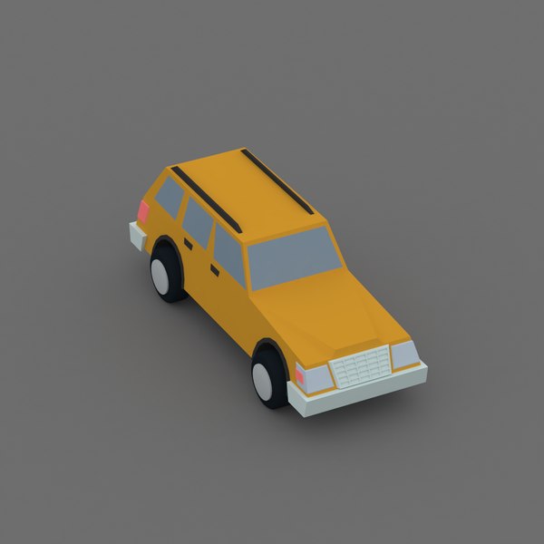 Modelo 3d Colección De Coches Low Poly Toon Turbosquid 1297836