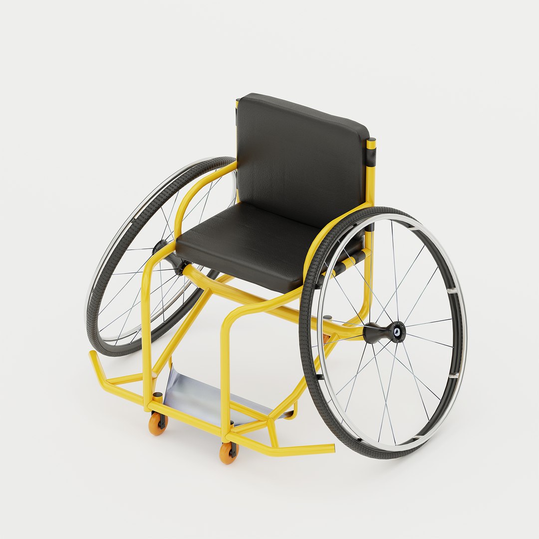 3D Sport Wheelchair Paralympic Equipment - TurboSquid 1478665