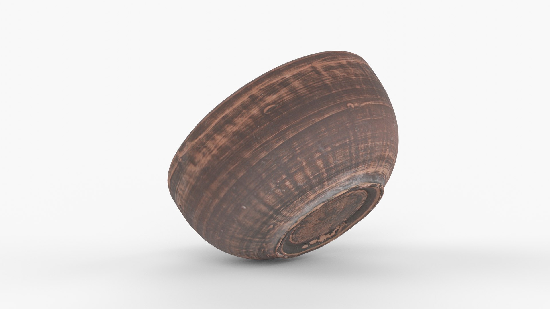Photorealistic 3D Scan Of Deep Clay Bowl Plate Model - TurboSquid 2367577