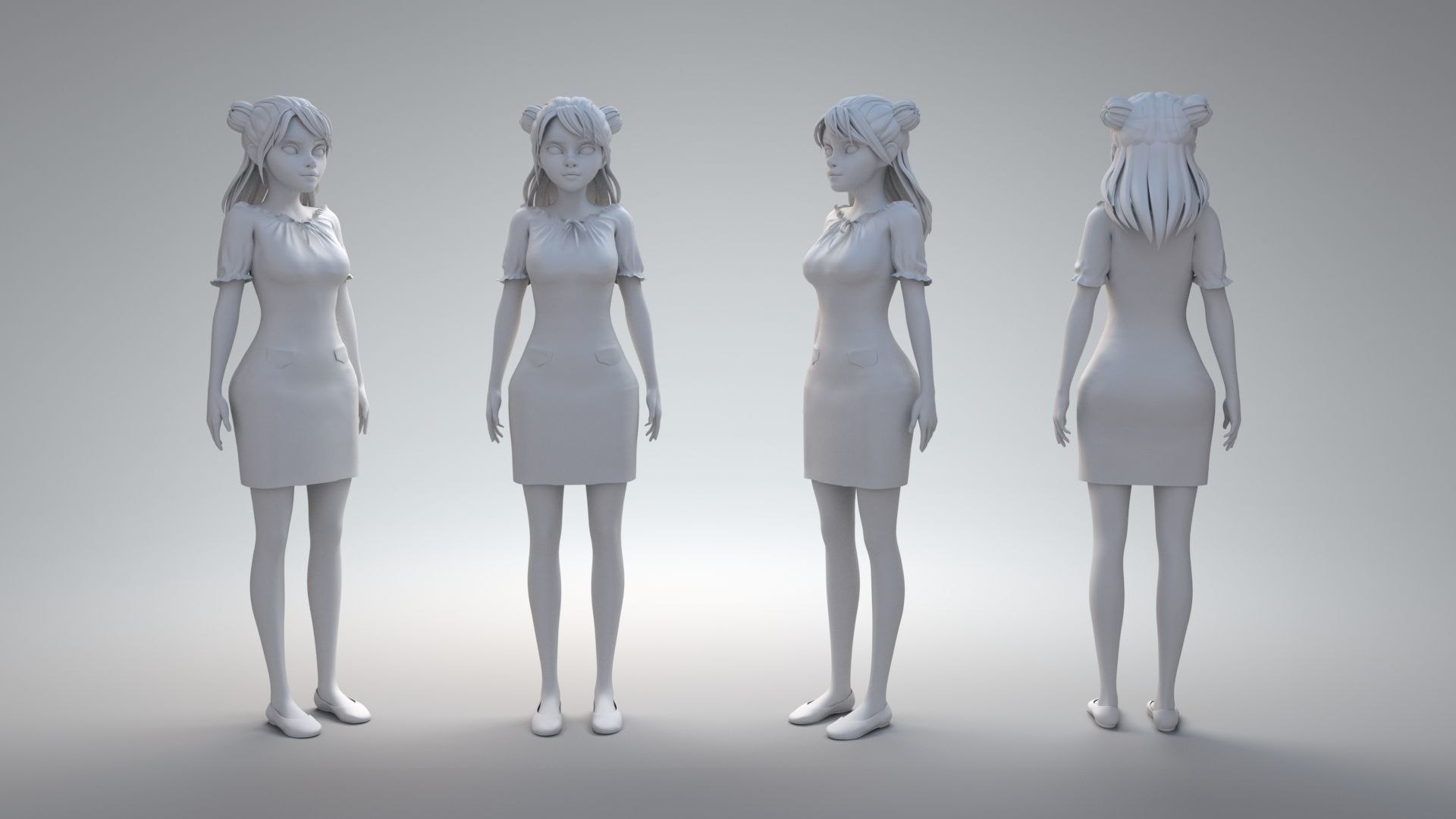 3d Cartoon Mom Turbosquid 2098817