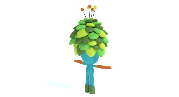 3d 2016 olympic tree mascot