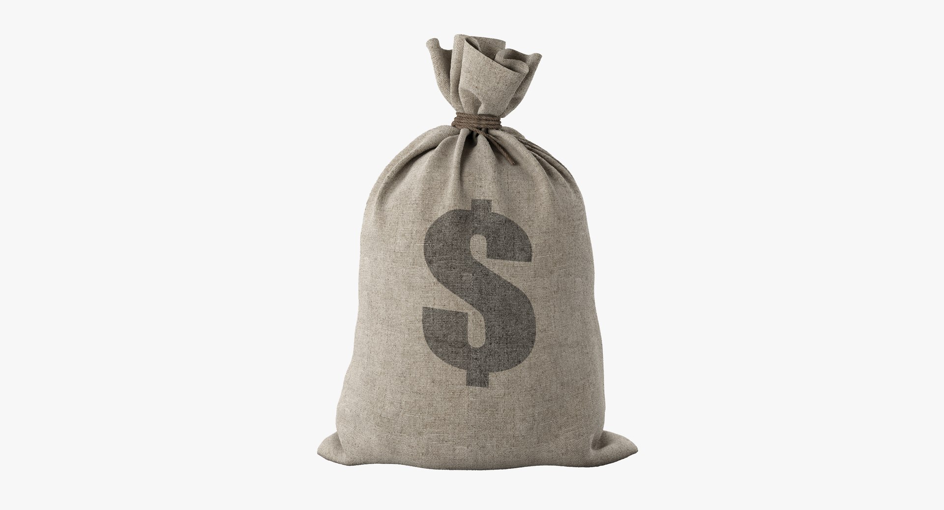 3D Money Bag - TurboSquid 1416914