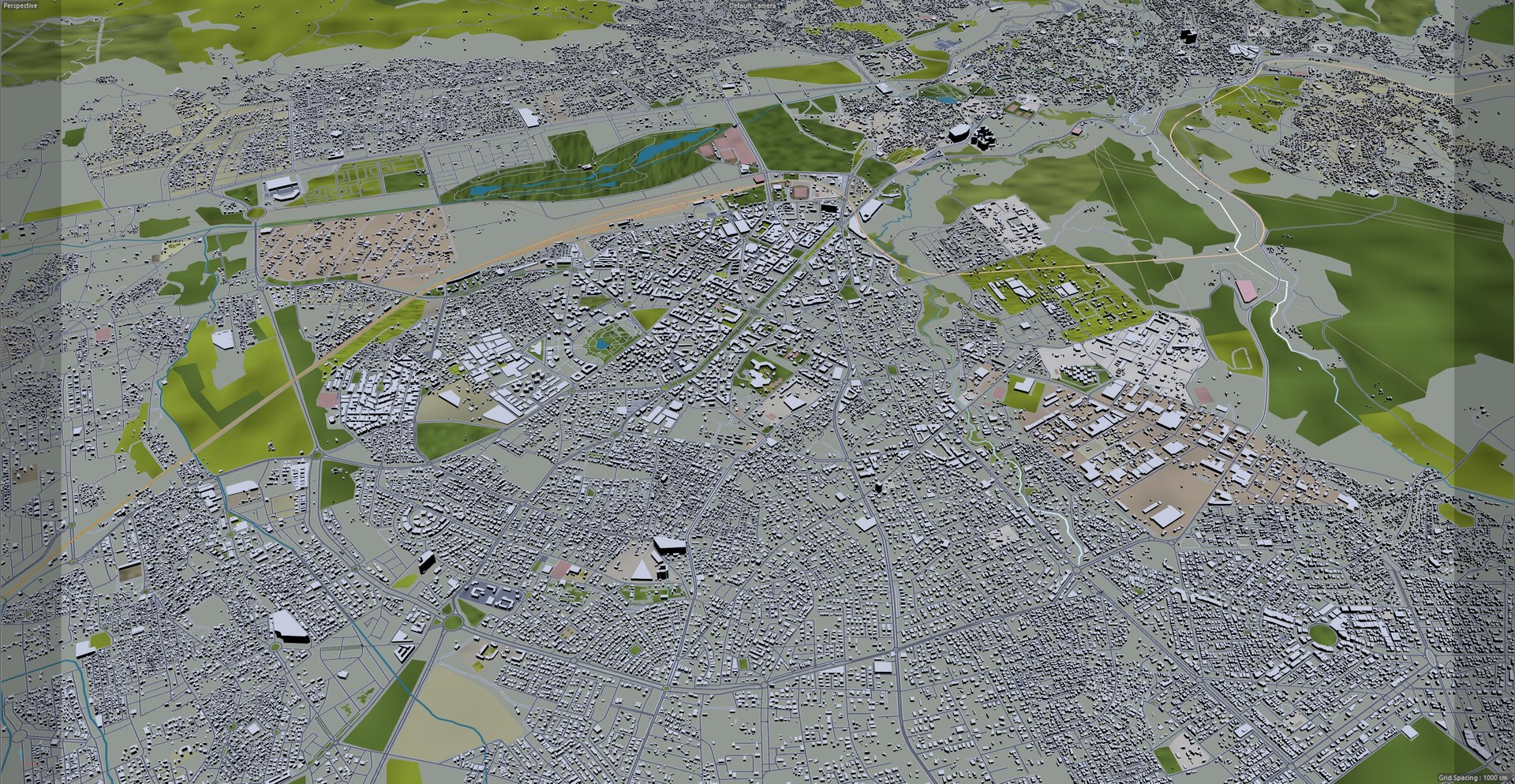 3D City Area Building Model - TurboSquid 1617814