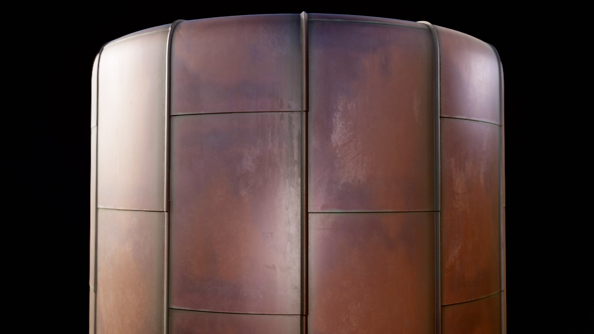 3D Seamless Copper Roof PBR Material Textures - TurboSquid 2344467