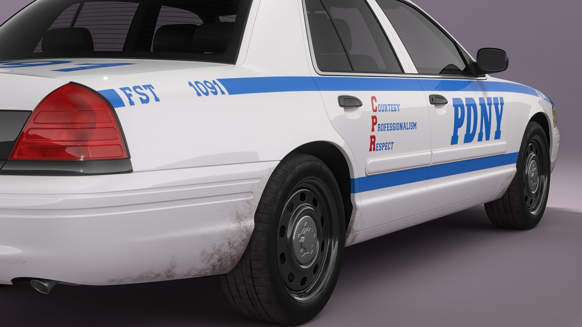 Ford Crown Victoria New York Police Model - TurboSquid 2211532