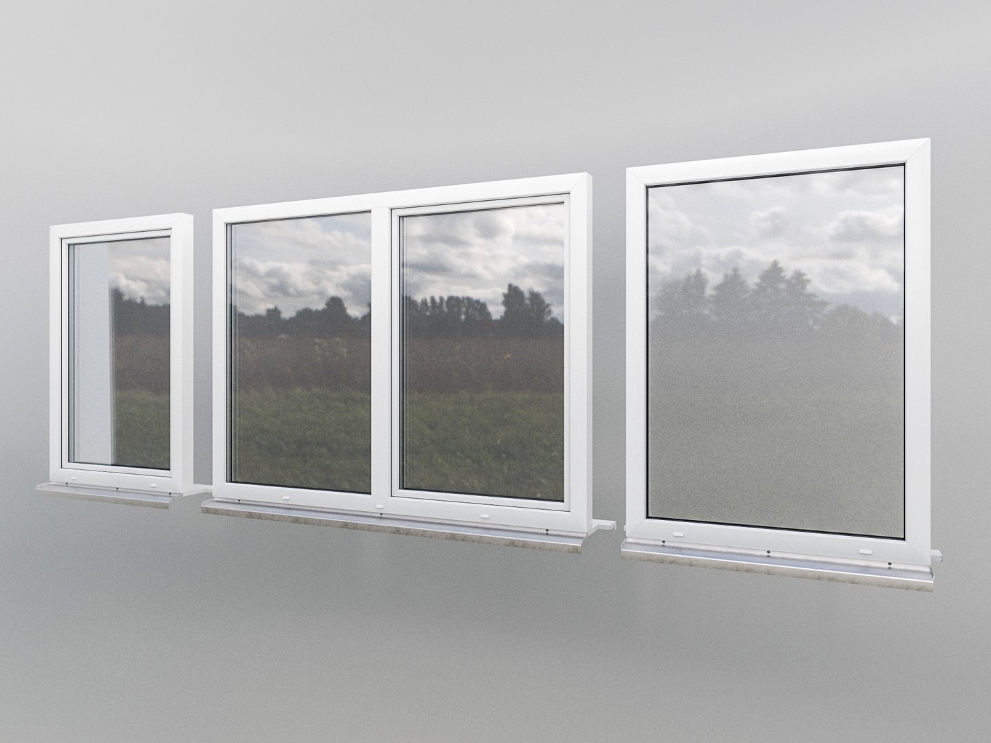3D Model Windows Interior Exterior - TurboSquid 1545212