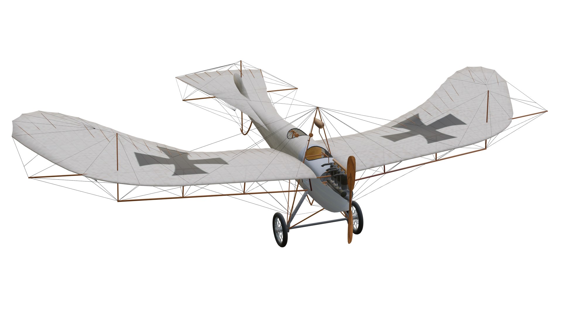 Etrich Taube 3D Model - TurboSquid 2343861