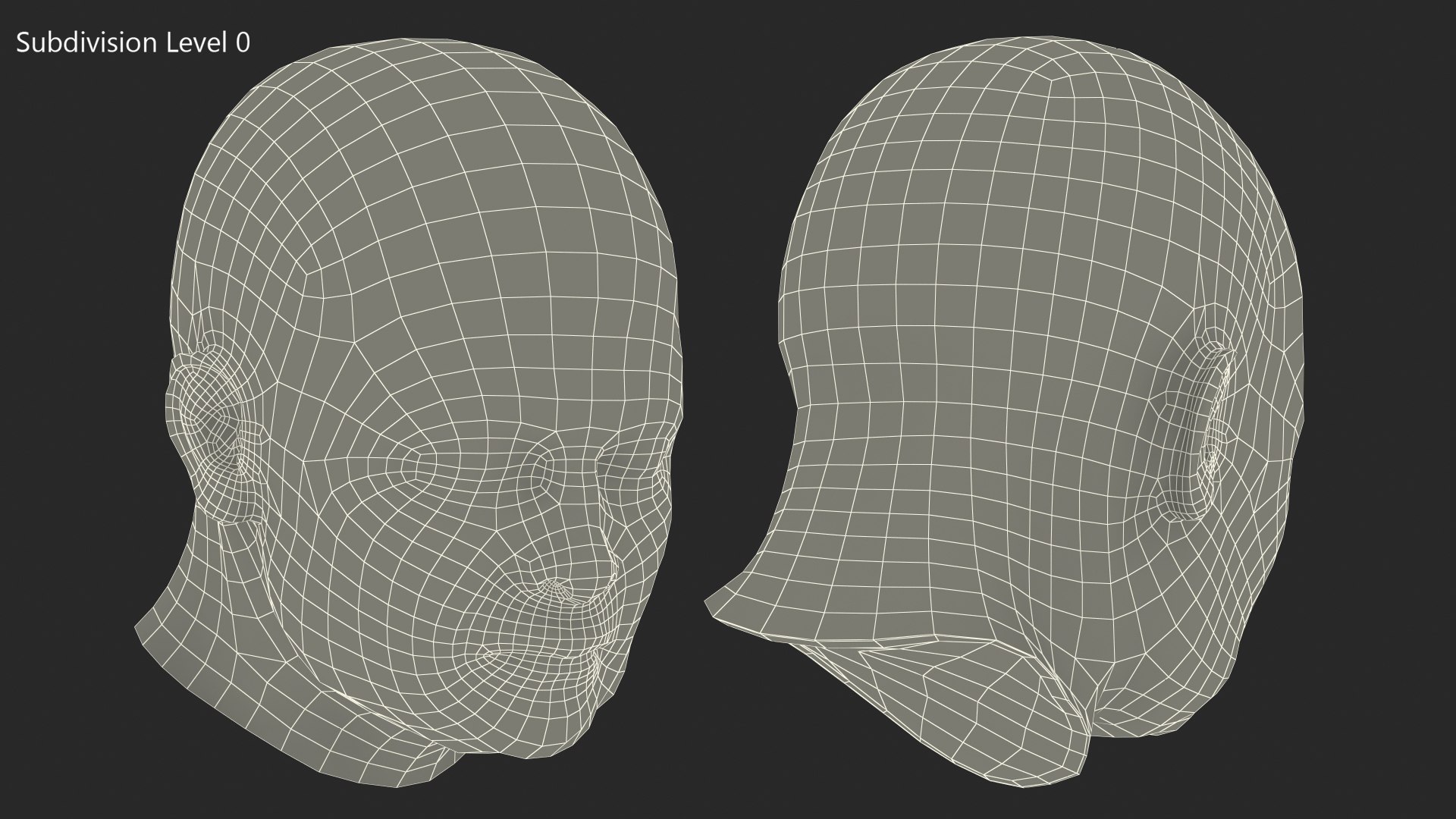Monk Head Model - TurboSquid 2001413
