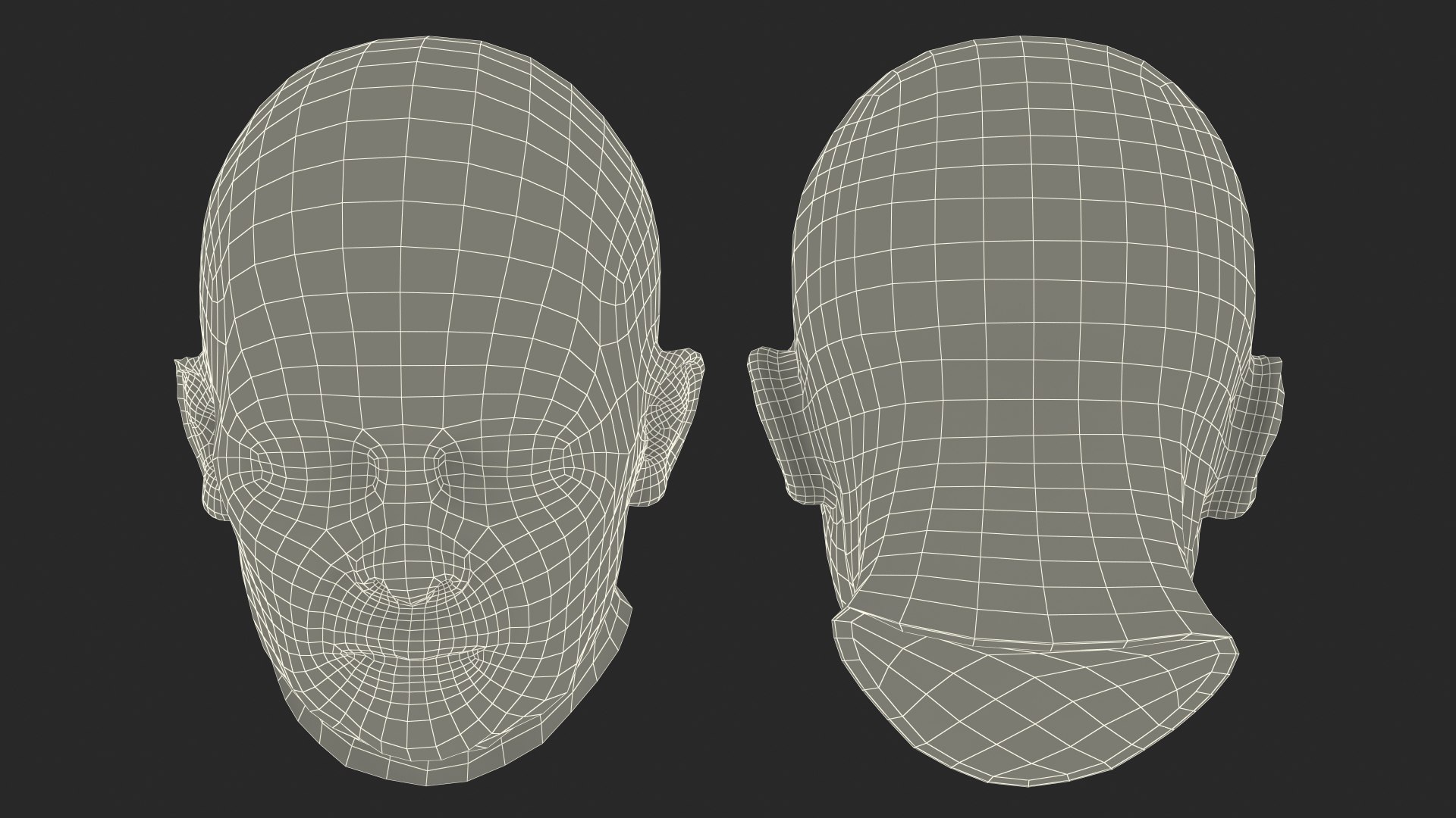 Monk Head Model - TurboSquid 2001413