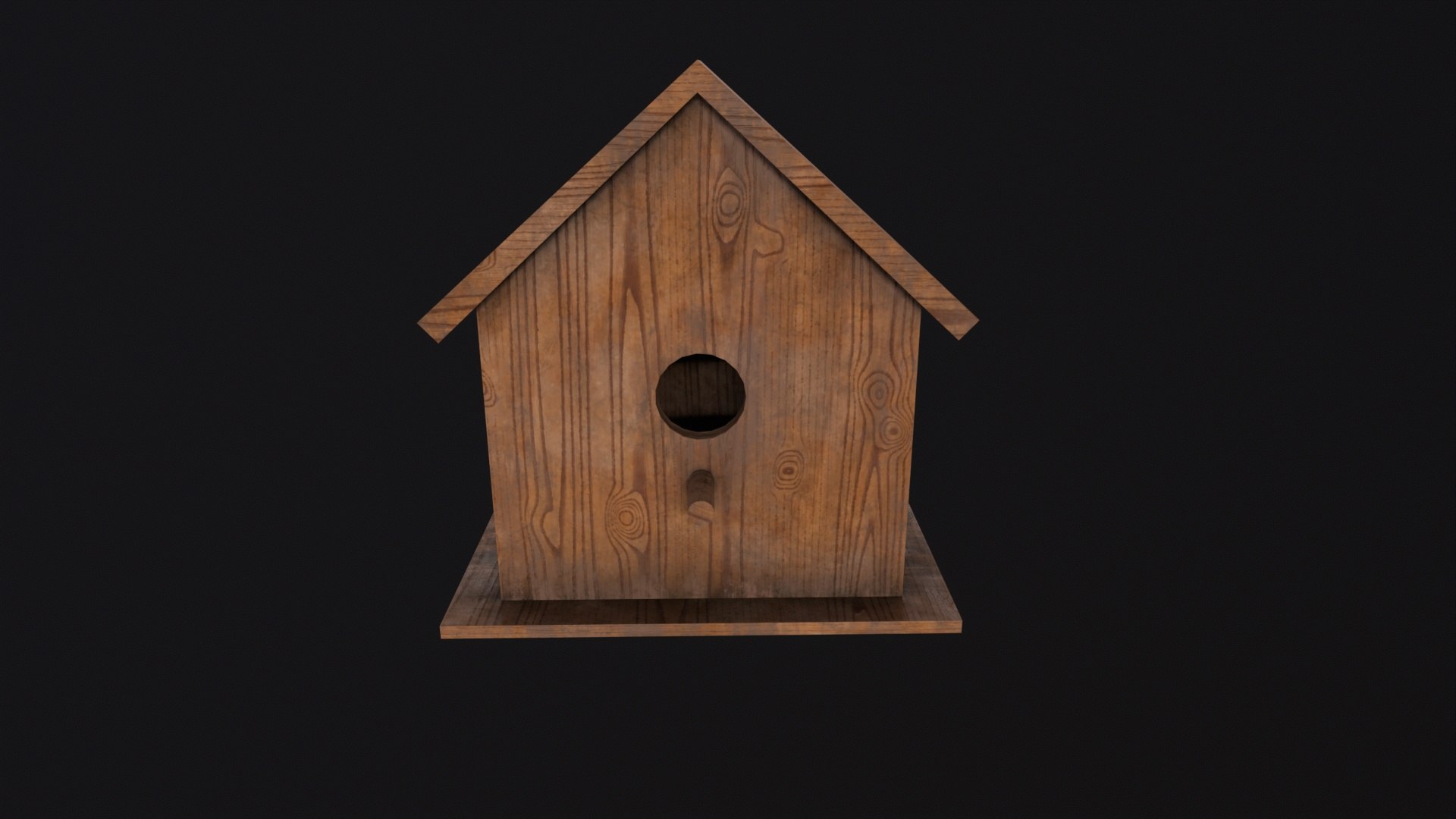 Wooden Birdhouse Model - TurboSquid 2157140