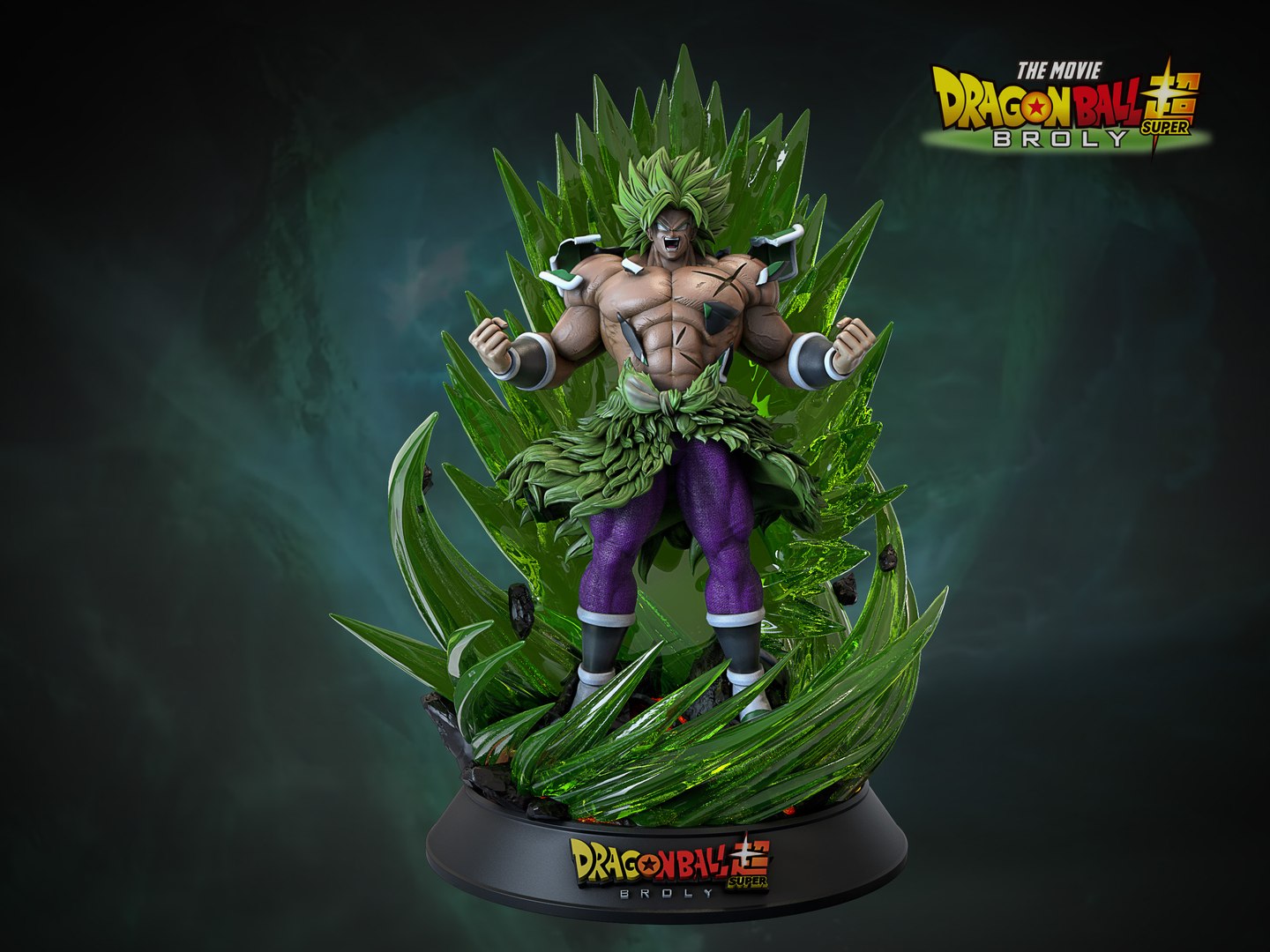 Super Saiyan Broly Updated 3D 모델 - TurboSquid 2064776