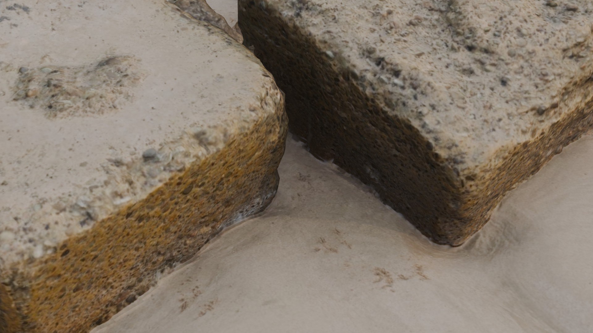 Weathered Stone Blocks 3D Model - TurboSquid 2395122