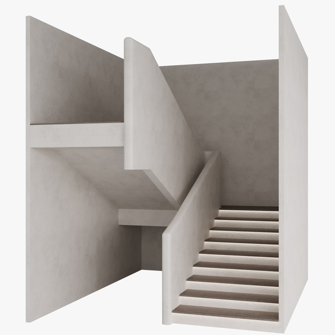 Staircase 3D Model - TurboSquid 2170487