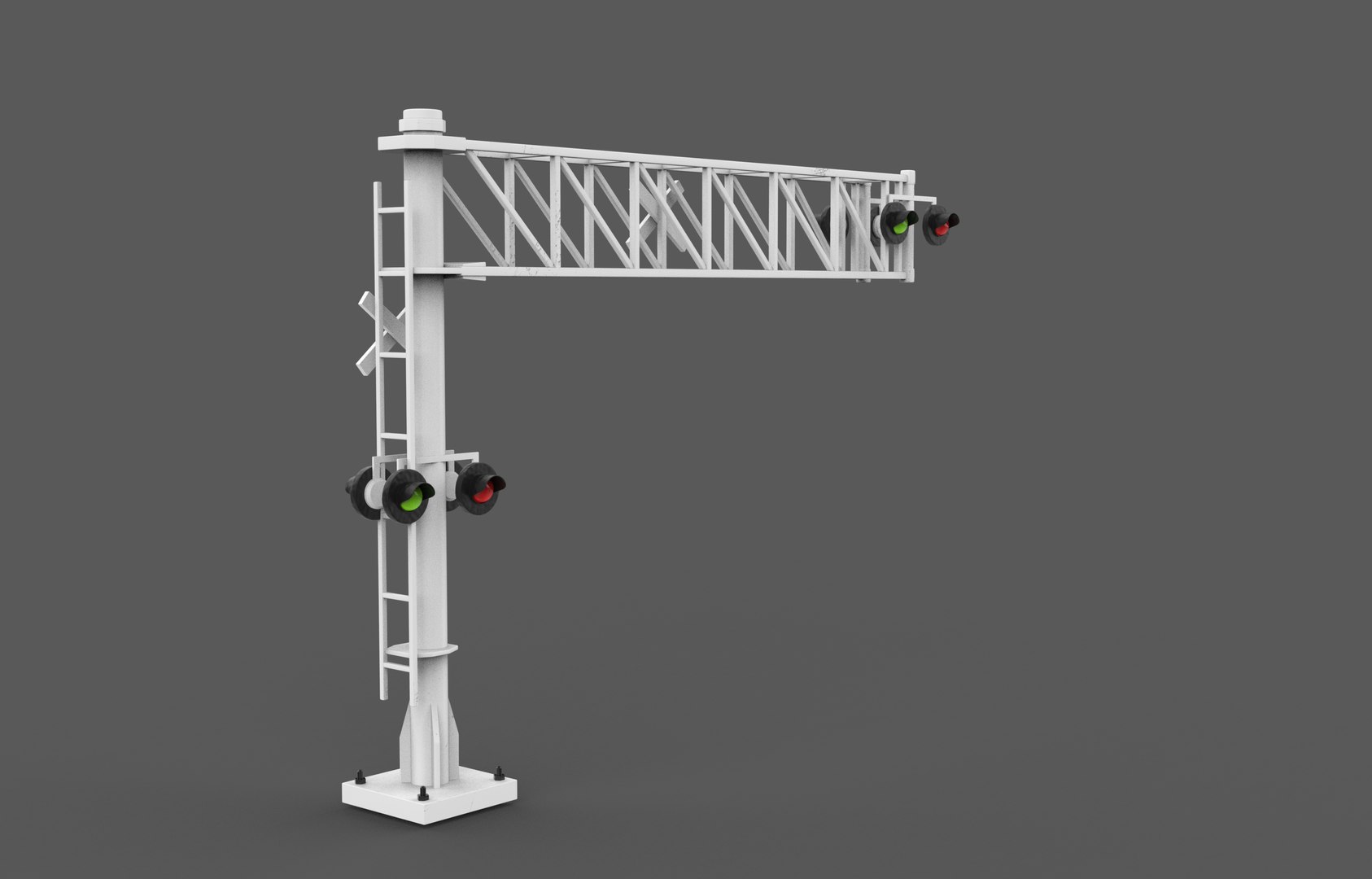 Railroad Crossing 3D Model 3D Model - TurboSquid 2353432