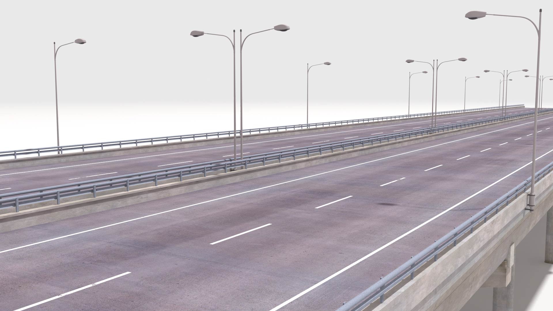 3D Highway PBR Modular 3d Model Model - TurboSquid 2255892