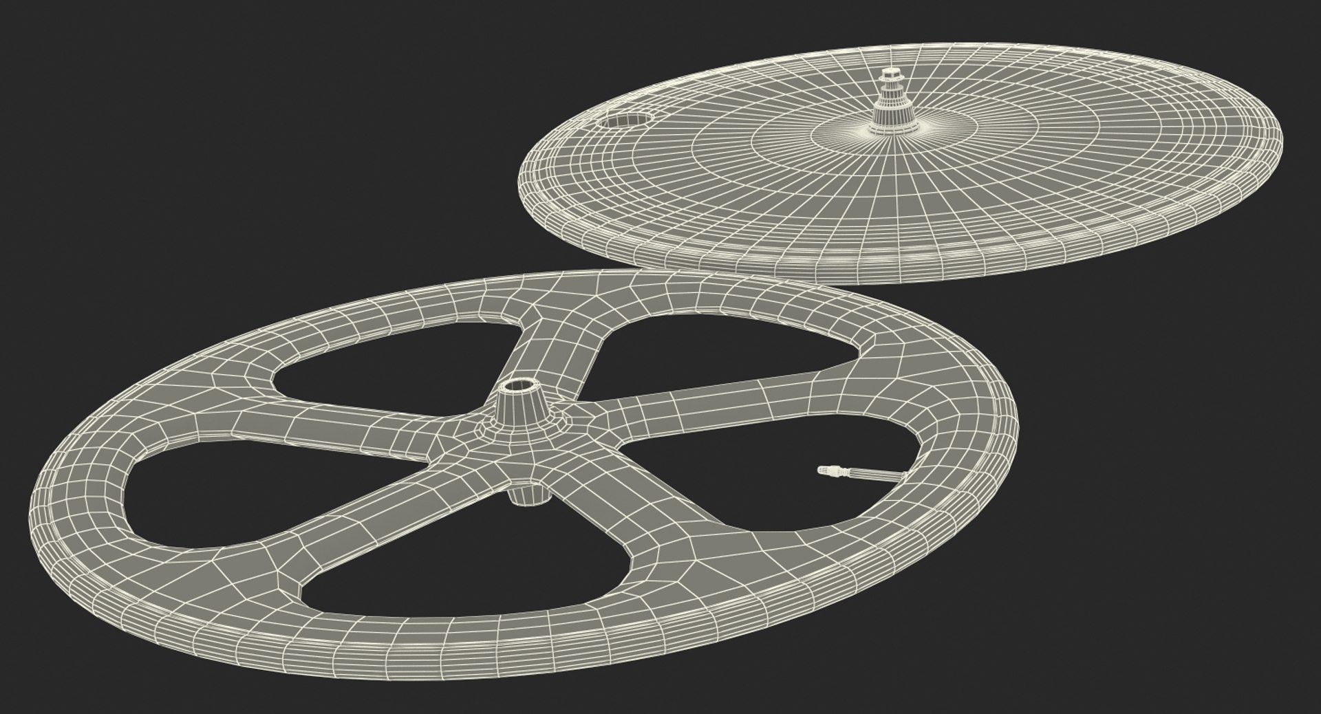 3D Track Bike Wheelset Wheels - TurboSquid 1344017