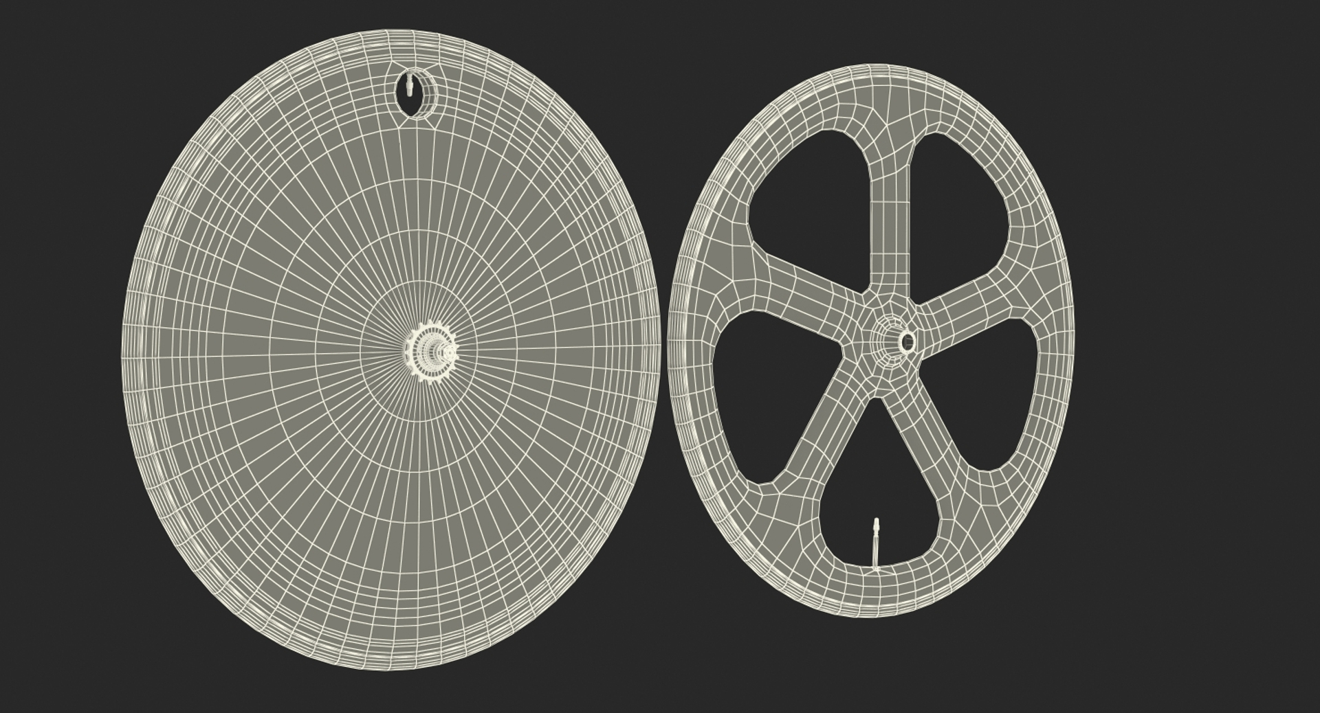 3D Track Bike Wheelset Wheels - TurboSquid 1344017