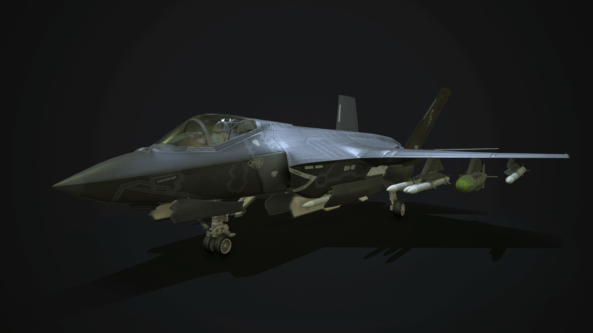 F35C Lightning II 3D Model - TurboSquid 2339498