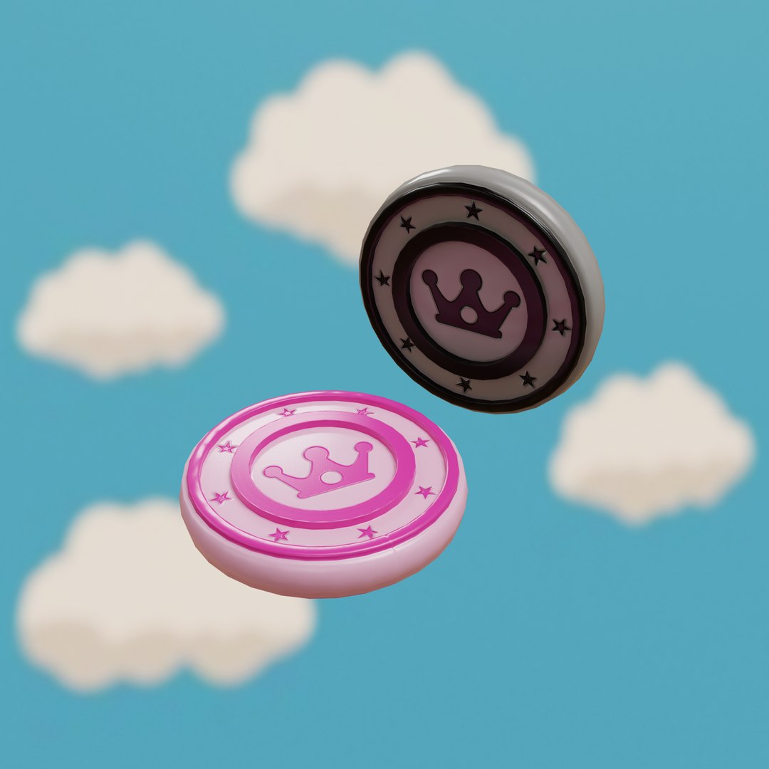 3D Cartoon Coin04 Model - TurboSquid 1994465