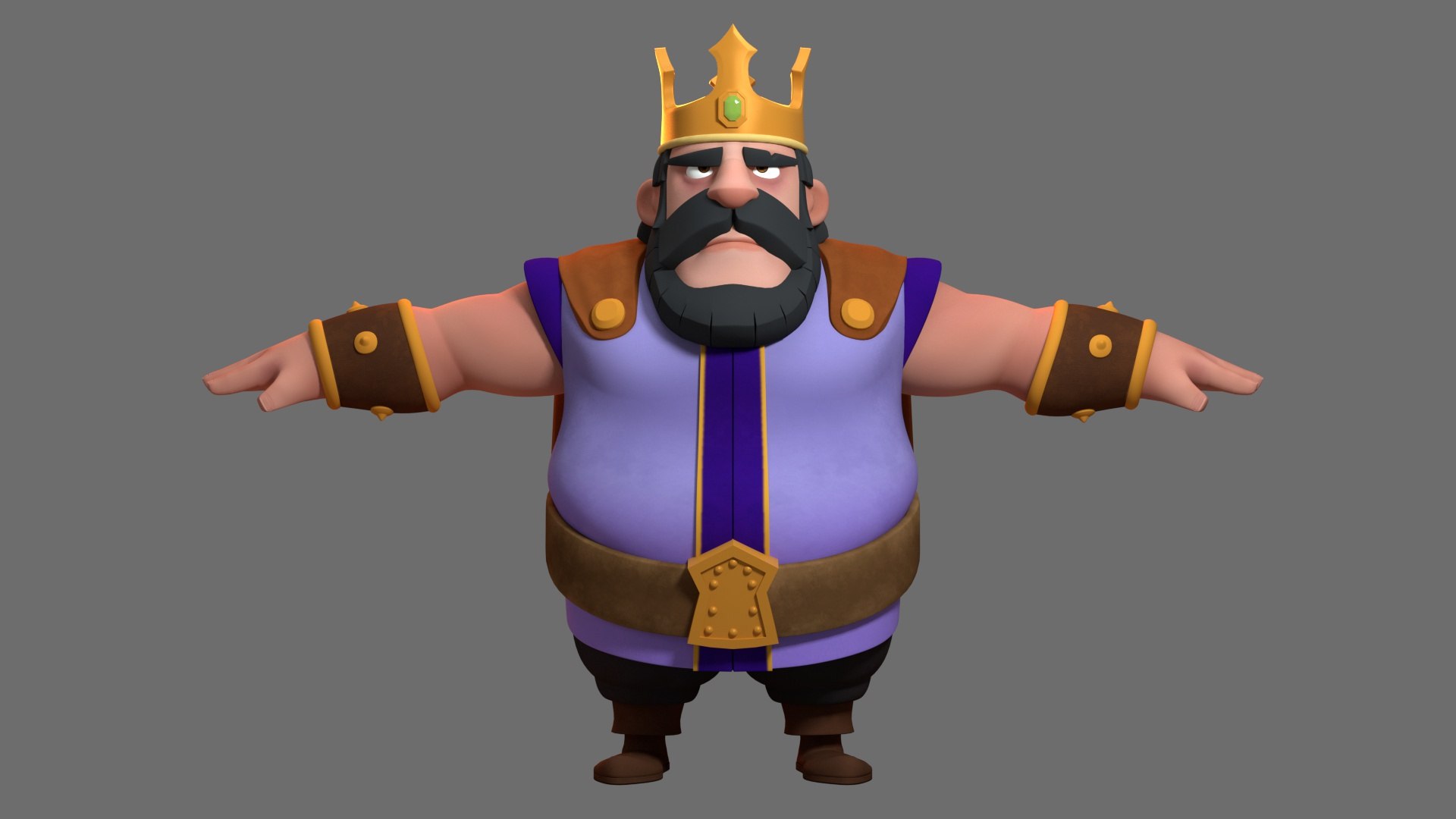 Stylized King Character Games 3D Model - TurboSquid 1663577