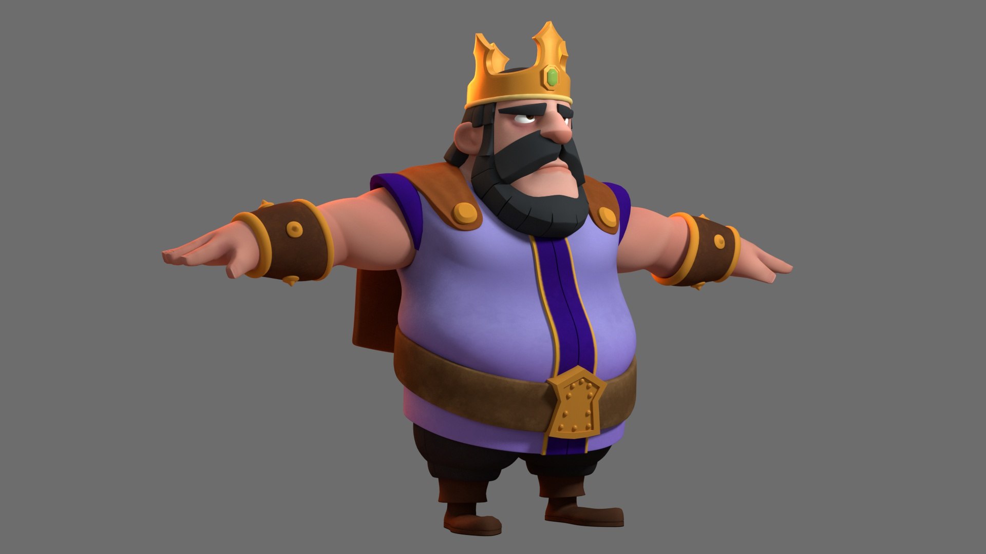 Stylized King Character Games 3D Model - TurboSquid 1663577