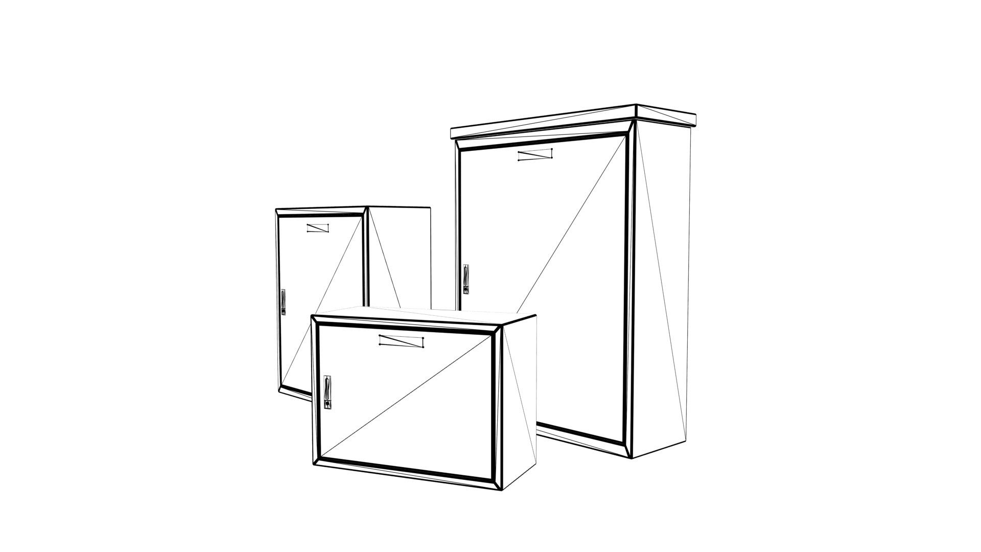 Switchboard 12 Low-poly 3D Model 3D Model - TurboSquid 1934039