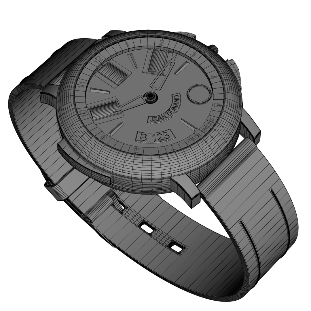 jean dunand watch 3d max