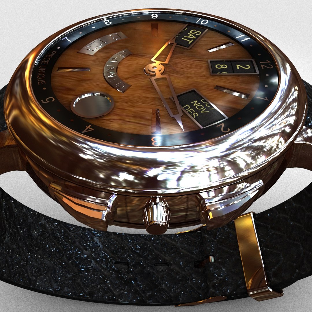 Jean Dunand Watch 3d Max