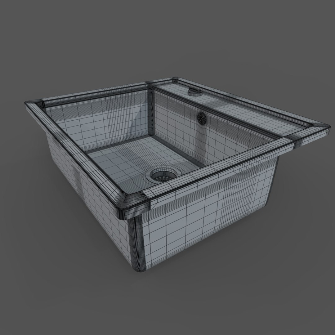 3D Model Kitchen Sink Teka Menorca - TurboSquid 1637229