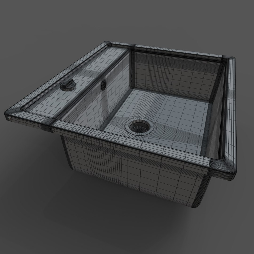 3D Model Kitchen Sink Teka Menorca - TurboSquid 1637229
