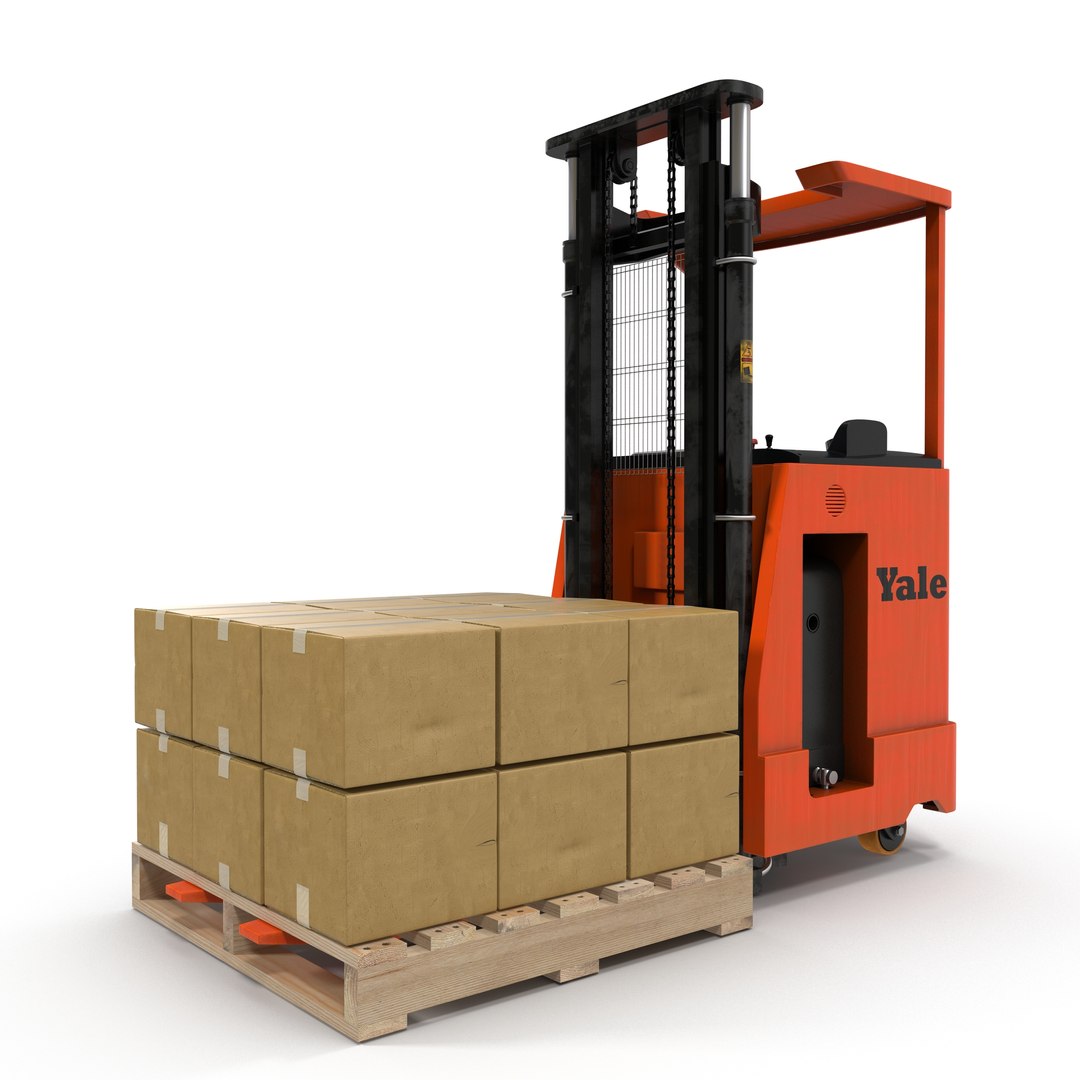 Rider Stacker Red Pallet 3d 3ds