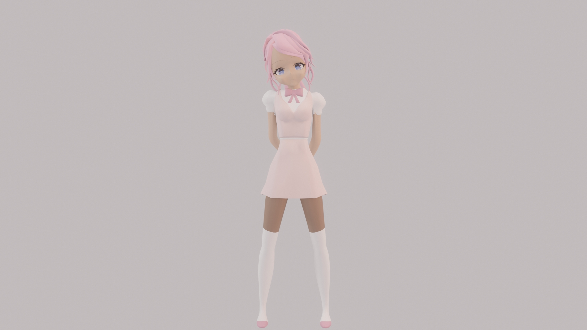 NANA - Stylized 3D Woman Anime Character 3D Model - TurboSquid 2174060